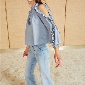 Ulla Johnson | Tops | Ulla Johnson Amandine Cold Shoulder Blouse Top ...